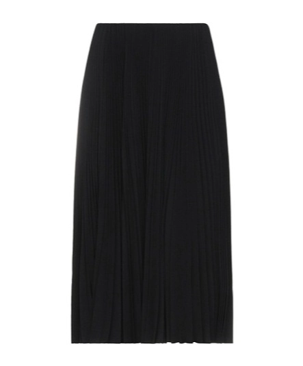 Balenciaga Pleated Midi Skirt