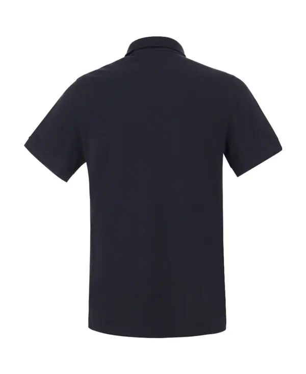 Stone Island Logo Polo Shirt - Blue
