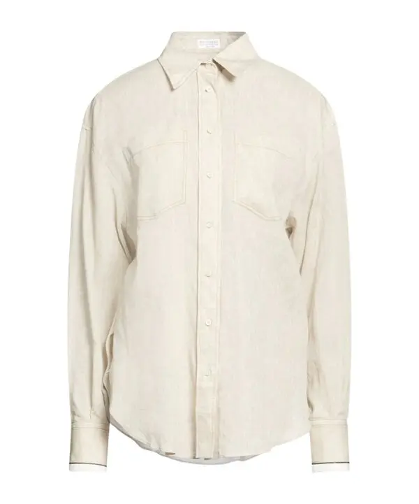 Brunello Cucinelli Minimalist Long-sleeve Shirt