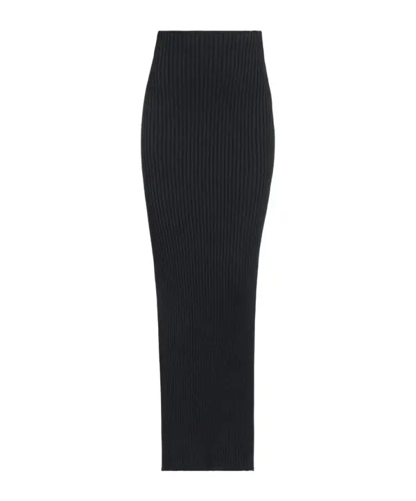 Balenciaga Ribbed Knit Pencil Skirt