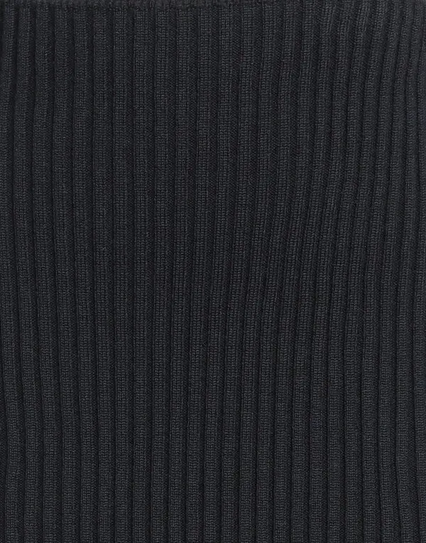 Balenciaga Ribbed Knit Pencil Skirt