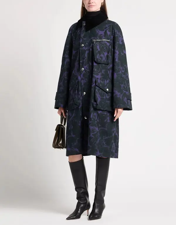 Burberry Floral Print Long Coat
