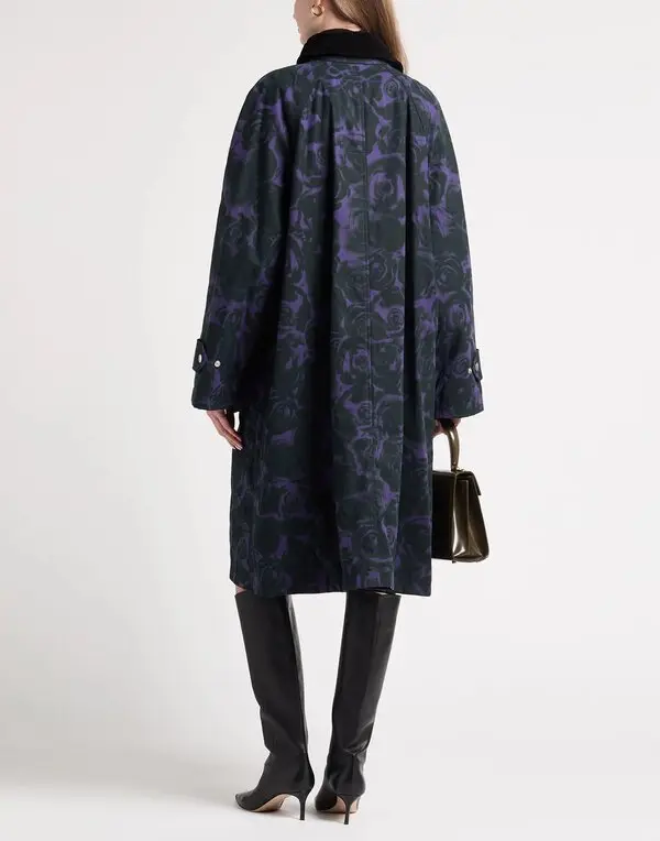 Burberry Floral Print Long Coat
