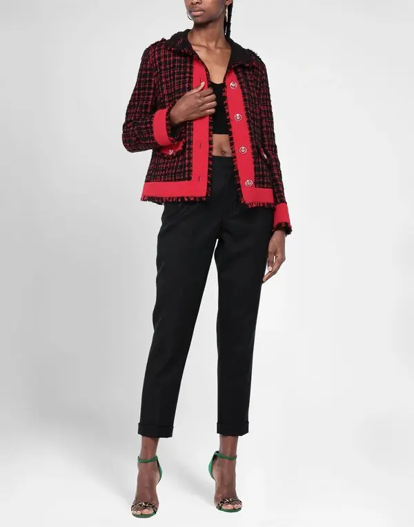 Dolce & Gabbana Plaid Tweed Coat