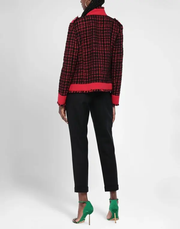 Dolce & Gabbana Plaid Tweed Coat