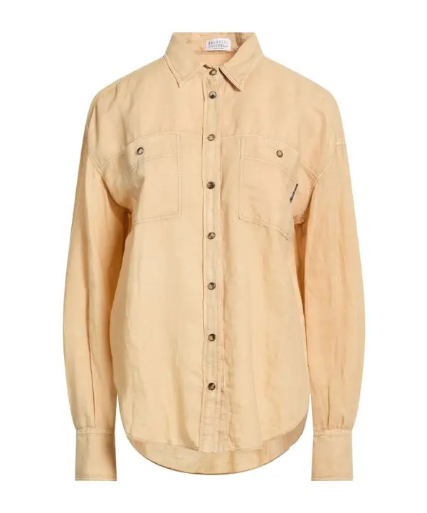 Brunello Cucinelli Minimalist Long Sleeve Shirt
