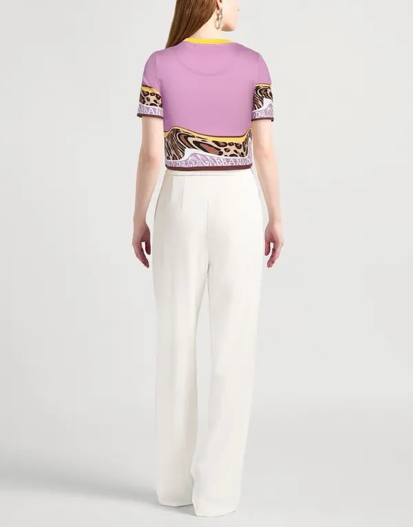 Dolce & Gabbana Cropped T-shirt With Graphic Print