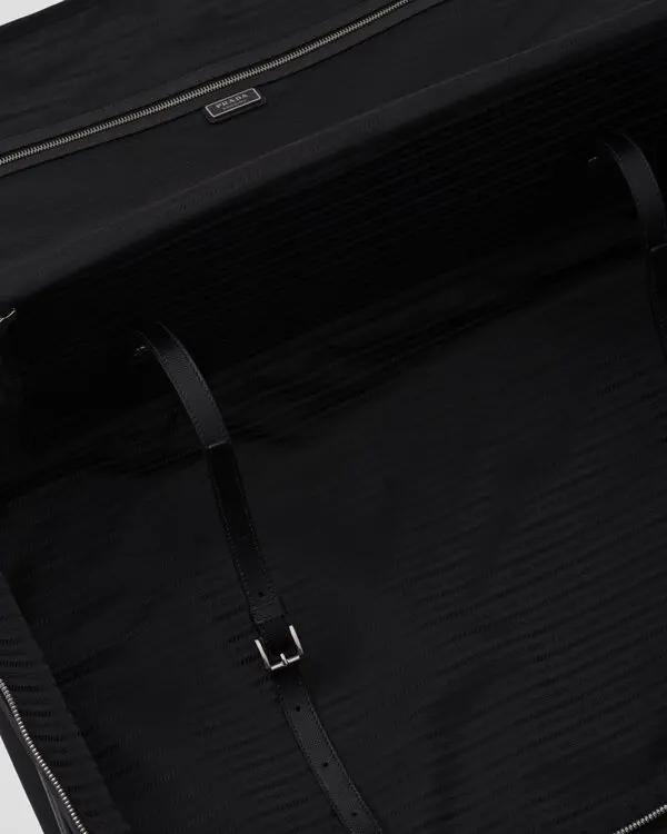 Prada Small Re-nylon And Saffiano Leather Suitcase
