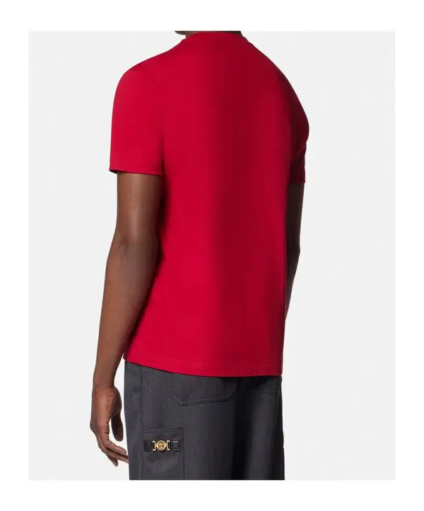 Versace Medusa-embroidered T-shirt