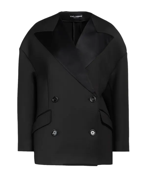 Dolce & Gabbana Minimalist Color Tone Satin Blazer