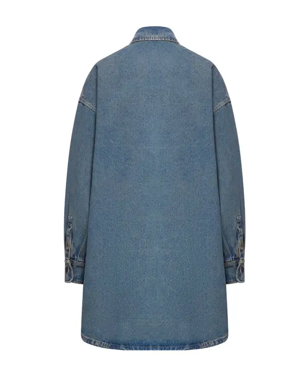 Prada Oversized Organic Denim Shirt