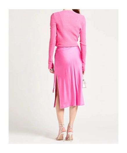 Jacquemus Satin Slit Skirt