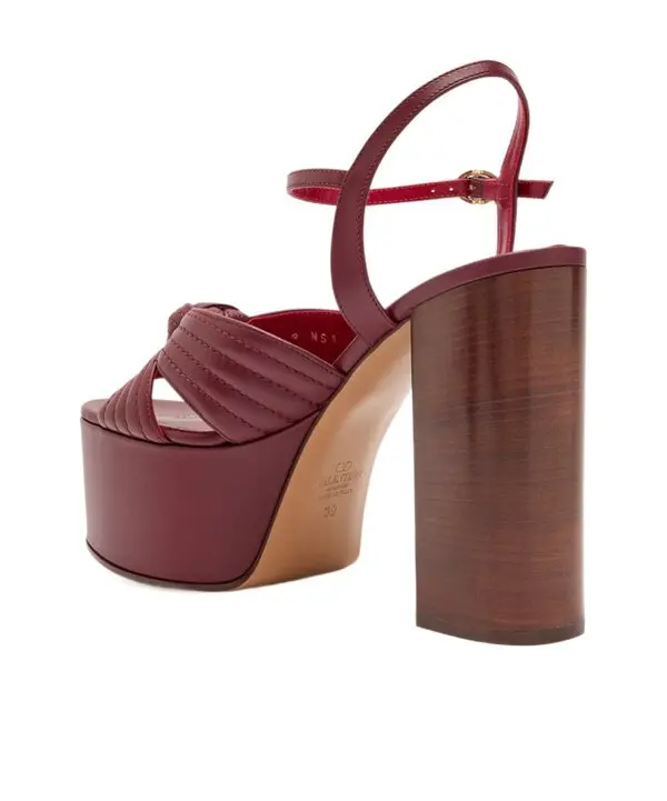 Valentino Garavani High-heel Strappy Leather Sandals