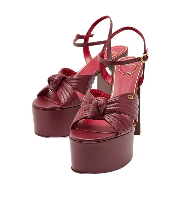 Valentino Garavani High-heel Strappy Leather Sandals