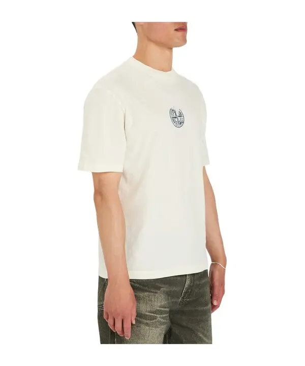 Stone Island Logo-print Cotton T-shirt
