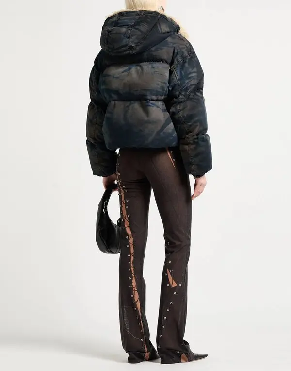 DIESEL® Hooded Padded Denim Jacket