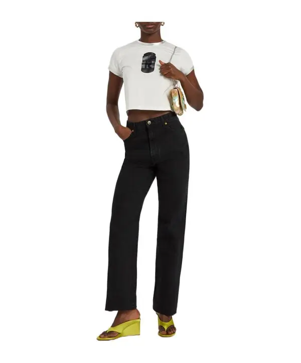 Rabanne Printed Cotton T-shirt