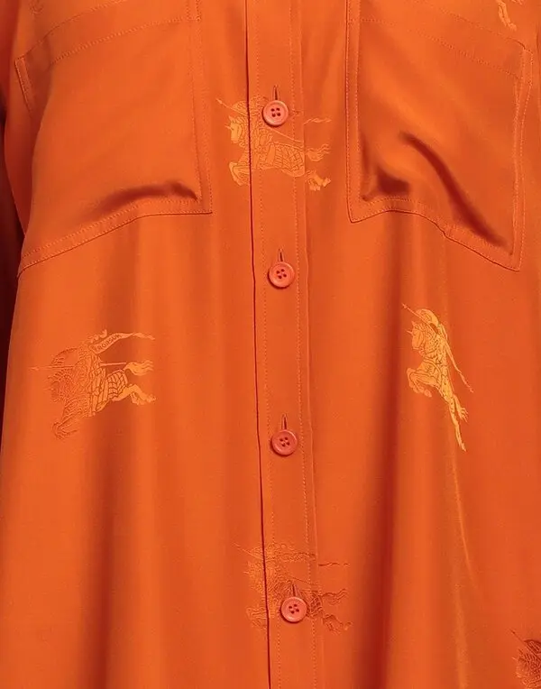 Burberry Long Sleeve Shirt With Logo And Pockets