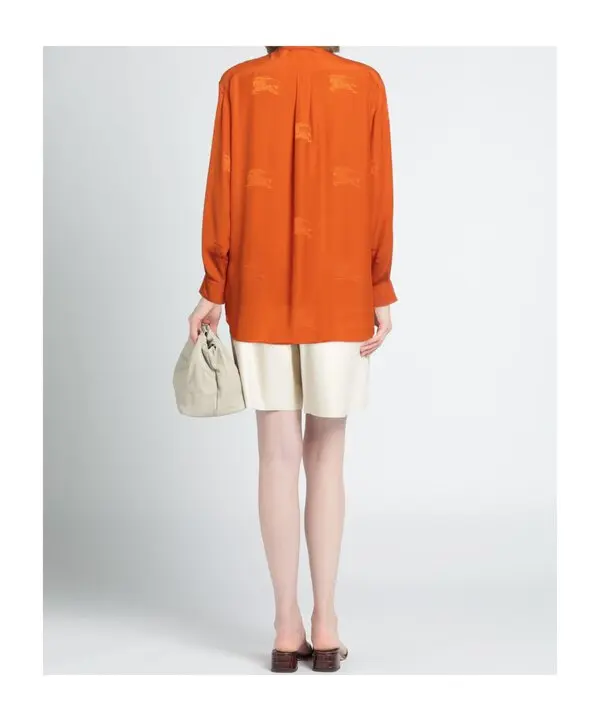 Burberry Long Sleeve Shirt With Logo And Pockets