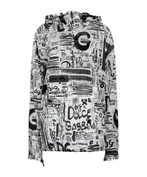 Dolce & Gabbana Minimalist Hooded Trench Coat