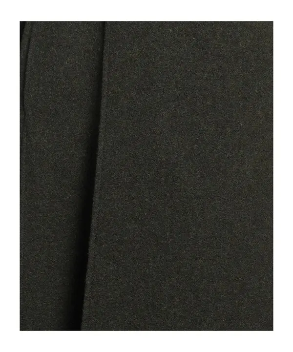 Burberry Solid Color Belted Coat