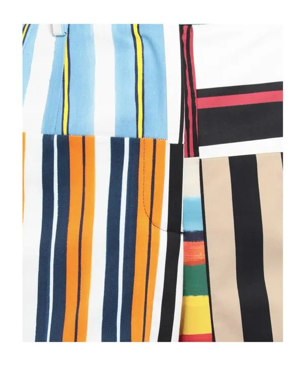 Dolce & Gabbana Striped Wide-leg Gabardine Trousers