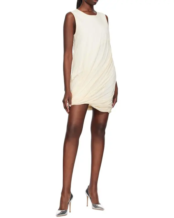 Helmut Lang Bubble Sheer-overlay Dress