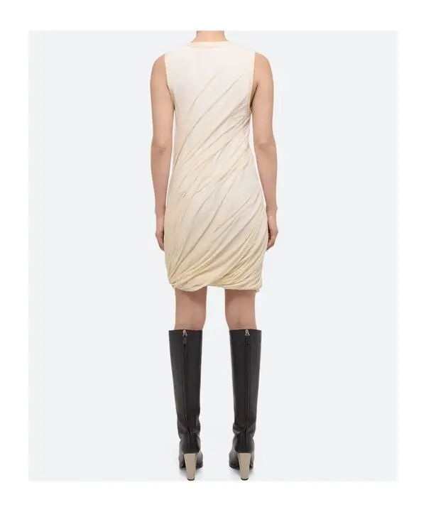Helmut Lang Bubble Sheer-overlay Dress