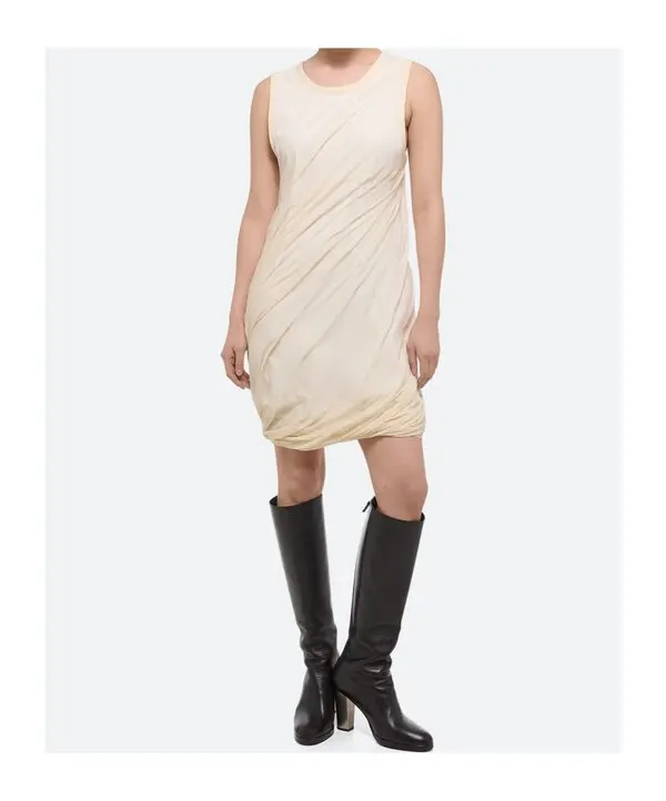 Helmut Lang Bubble Sheer-overlay Dress