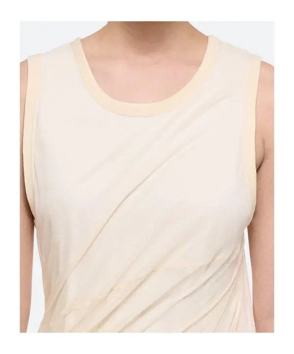 Helmut Lang Bubble Sheer-overlay Dress