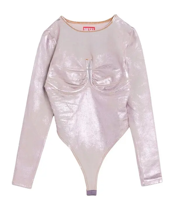 DIESEL® Metallic Denim Bodysuit