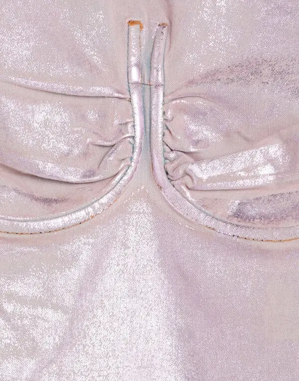 DIESEL® Metallic Denim Bodysuit