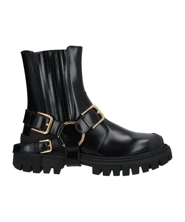 Dolce & Gabbana Leather Ankle Boot