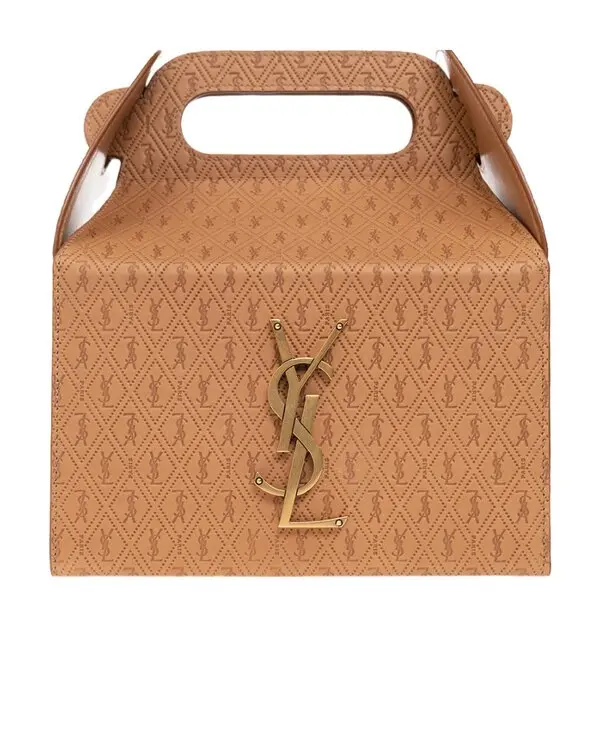 Saint Laurent Take-away Box Bag - Nude