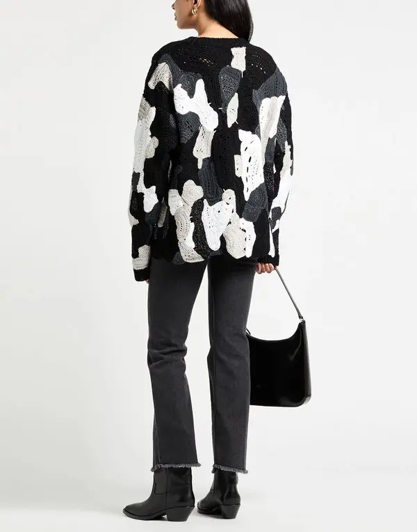Dolce & Gabbana Multicolor Crochet Knit Sweater
