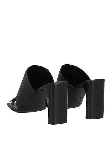 Balenciaga Leather Sandals With Buckle Detail
