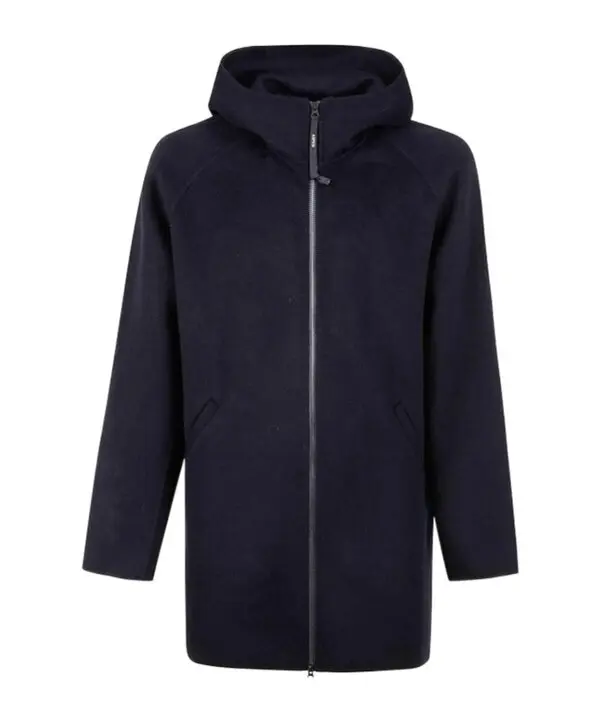Aspesi Hooded Zip-up Coat