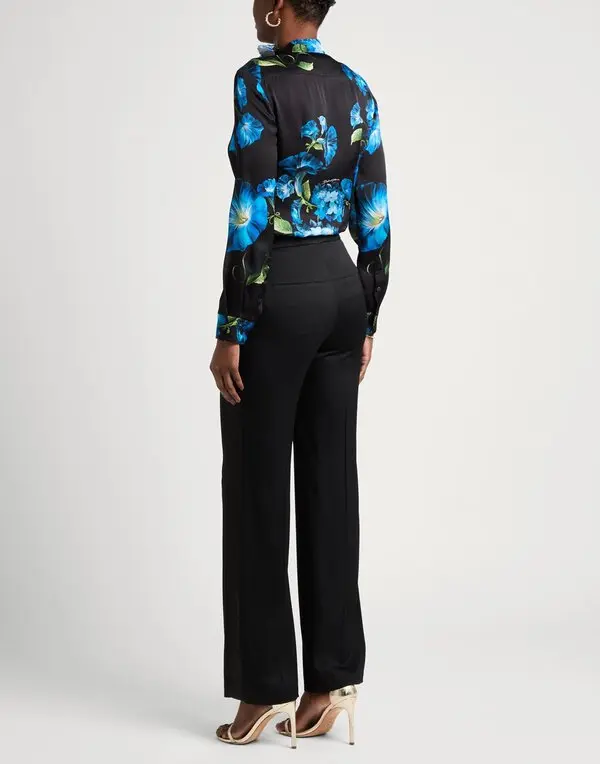 Dolce & Gabbana Floral Satin Shirt With Bow Detail