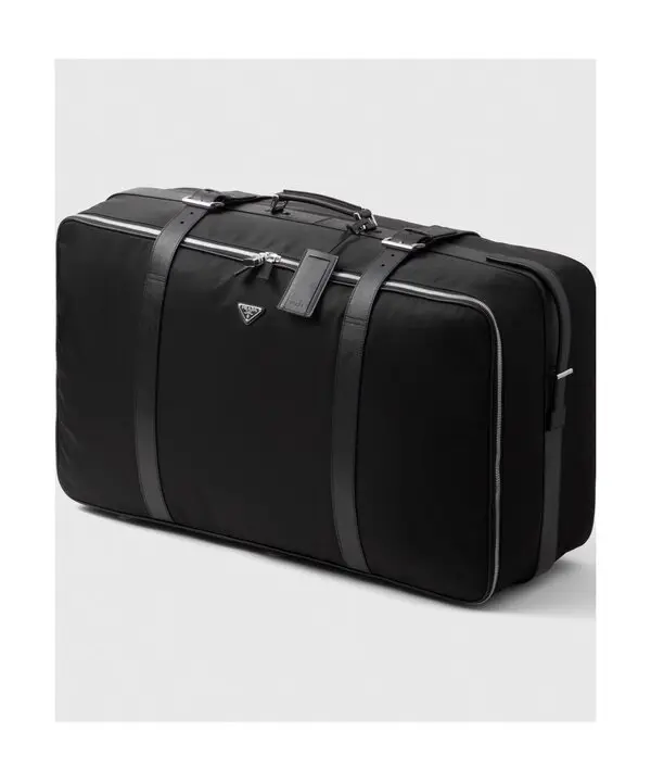 Prada Medium Re-nylon And Saffiano Leather Suitcase