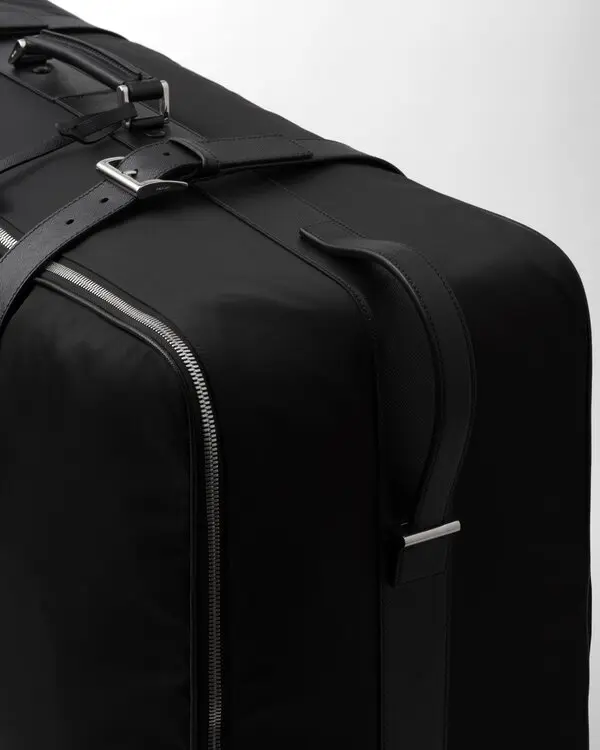 Prada Medium Re-nylon And Saffiano Leather Suitcase