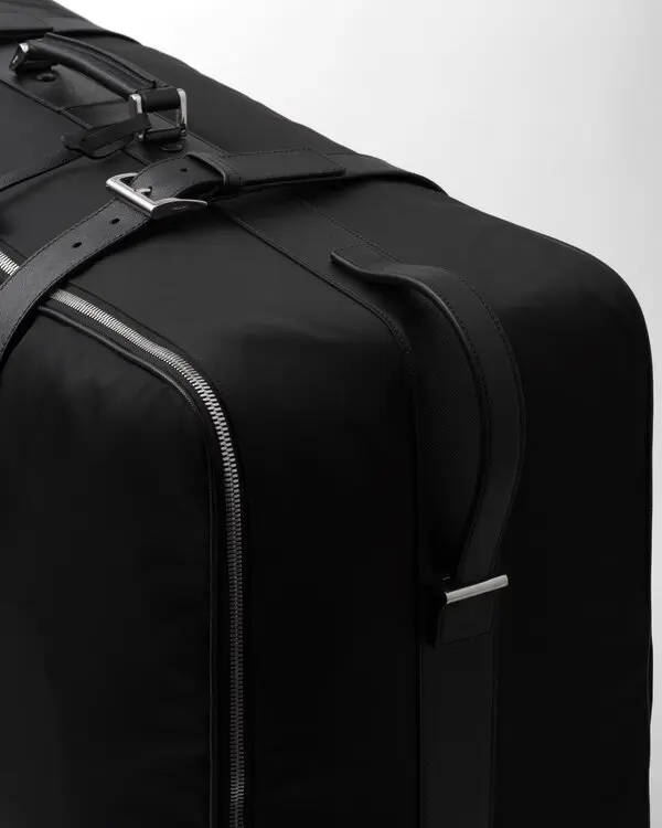 Prada Medium Re-nylon And Saffiano Leather Suitcase