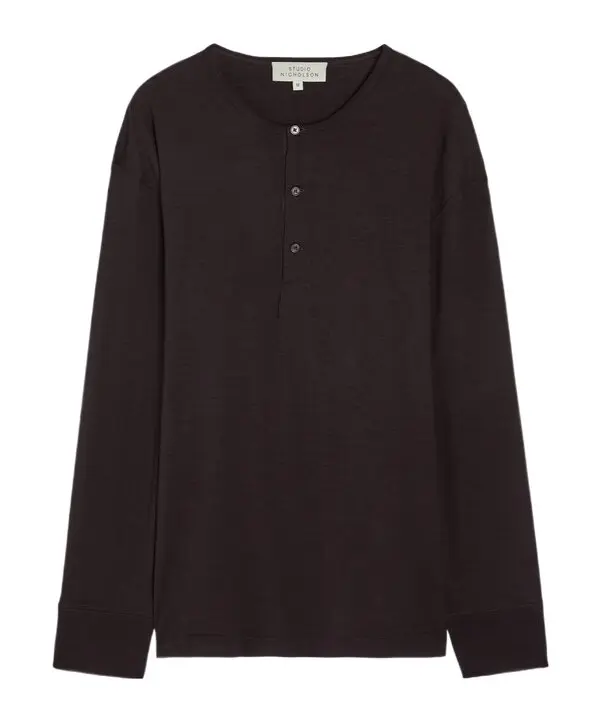 Studio Nicholson Wool Knit Crew Neck Top