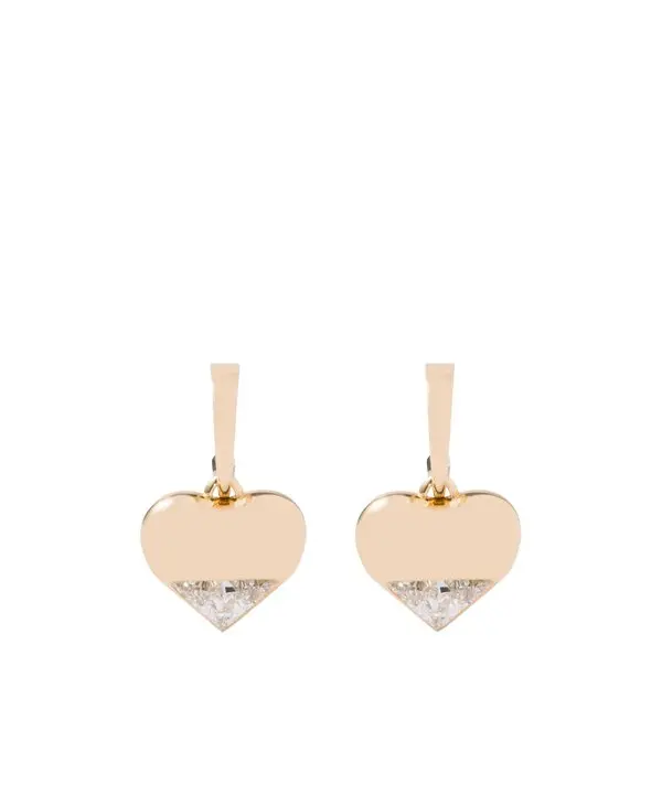 Prada Eternal Gold Pendant Earrings With Laboratory-grown Diamonds - Yellow