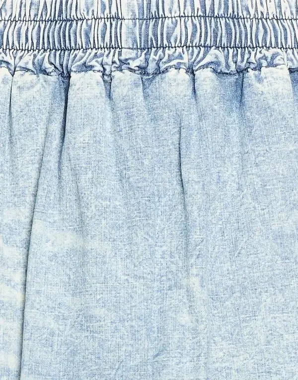 DIESEL® Light Wash Denim Midi Skirt