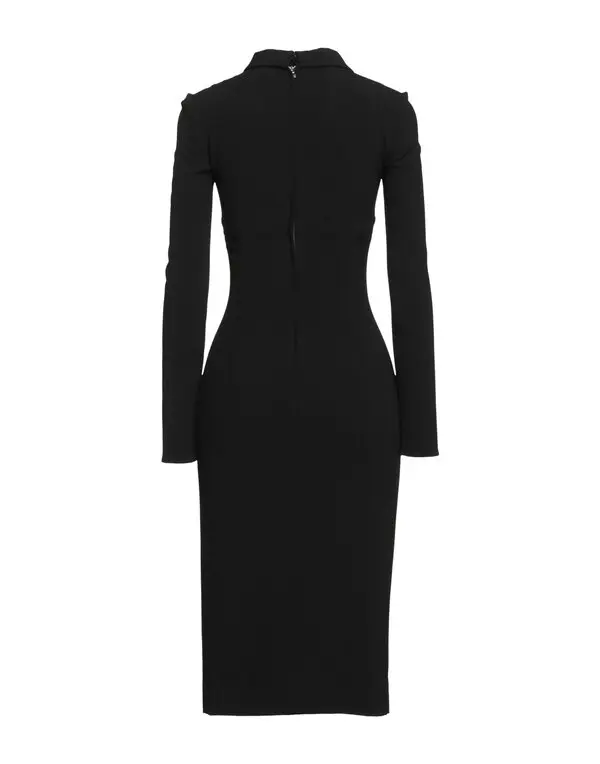 Dolce & Gabbana Solid Color Stretch Slim-fit Dress