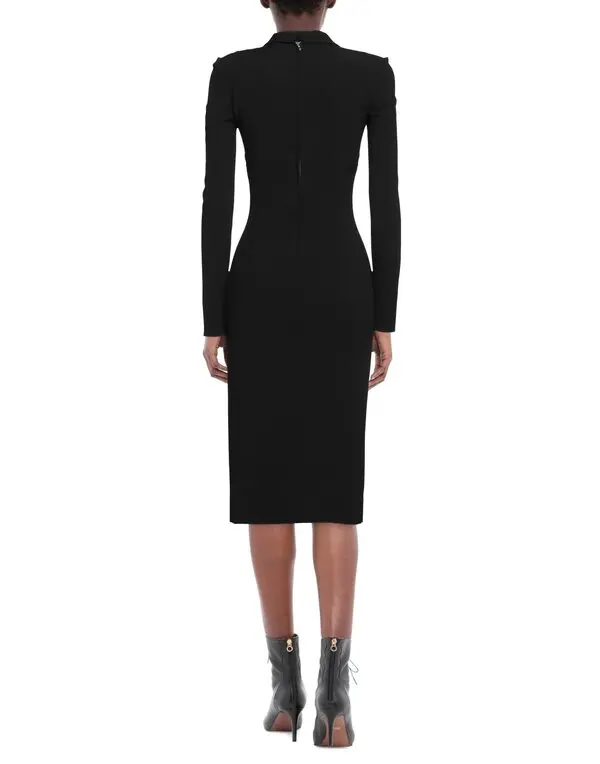 Dolce & Gabbana Solid Color Stretch Slim-fit Dress