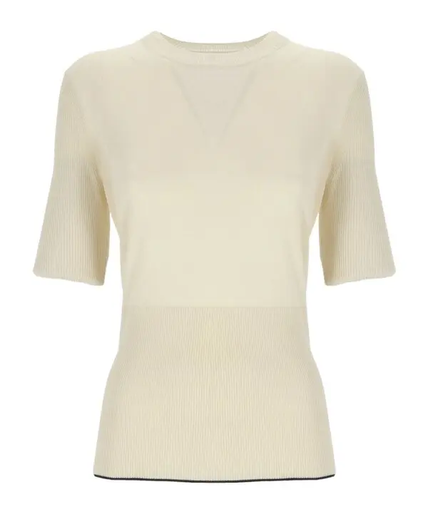 JOSEPH Contrasting-trim Crew Neck Jumper
