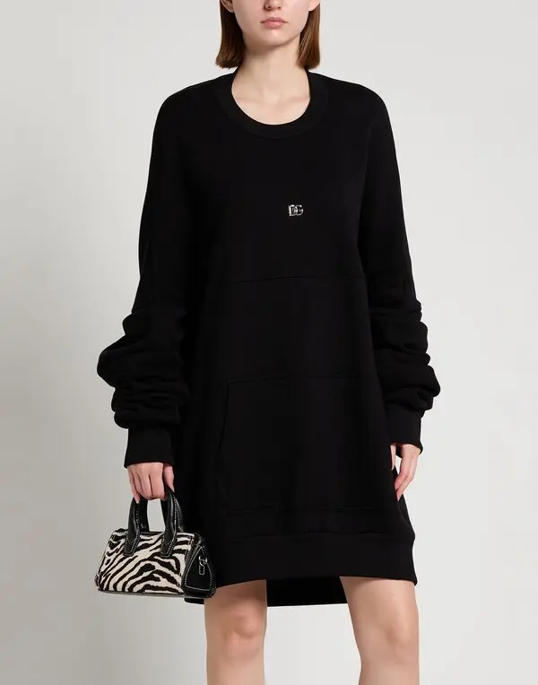 Dolce & Gabbana Solid Color Fleece Sweatshirt