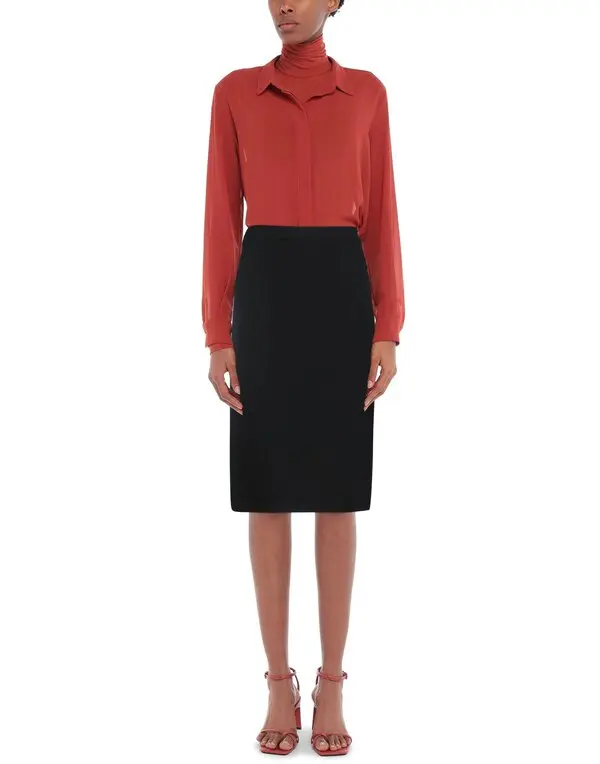 Burberry Solid Color Bodycon Skirt