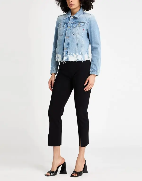 DIESEL® Distressed Light Wash Denim Trucker Jacket